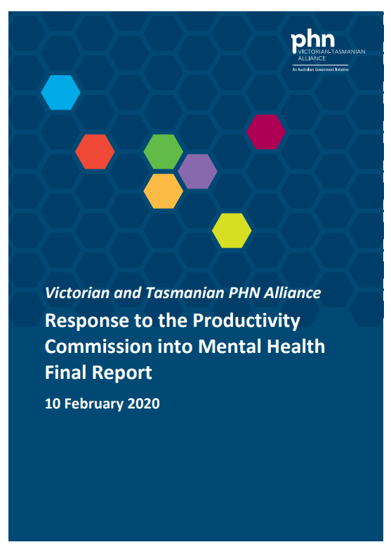 VTPHNA response (2021): Productivity Commission Final Report on Mental ...